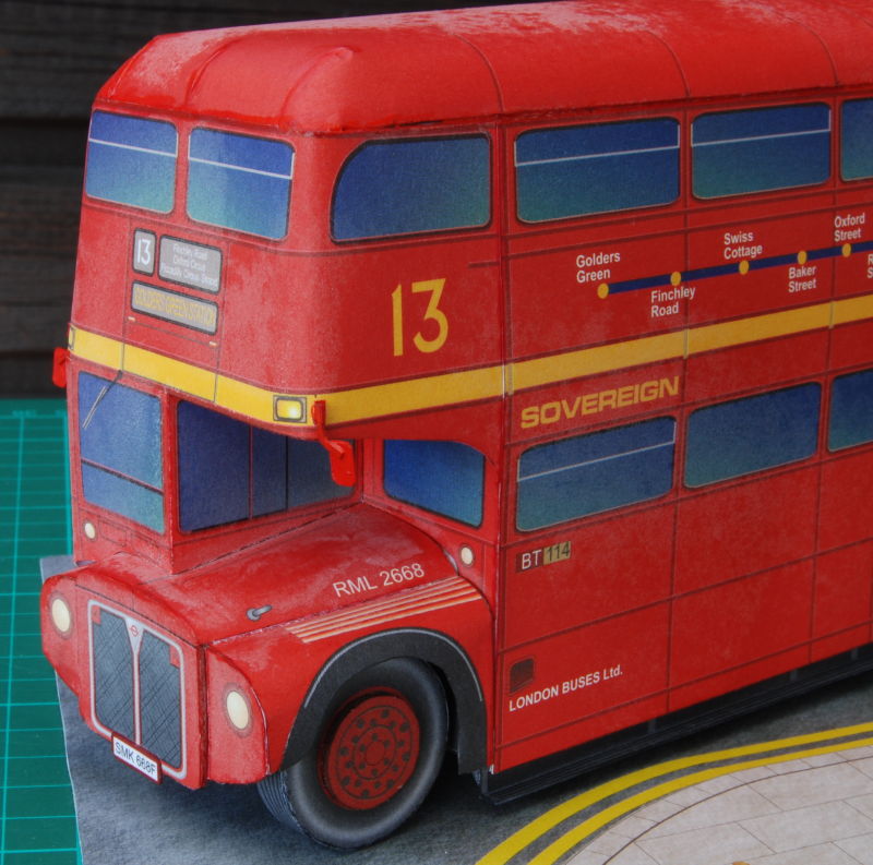 Lutz's Web Site: Paper Model Routemaster Bus
