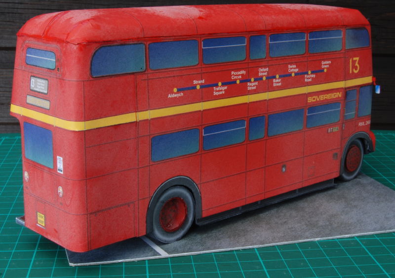 Lutz's Web Site: Paper Model Routemaster Bus